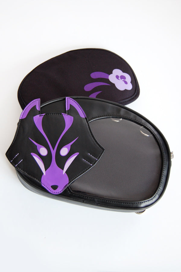 Black Sleeping Fox Ita Bag – FloralFrolicFoxes